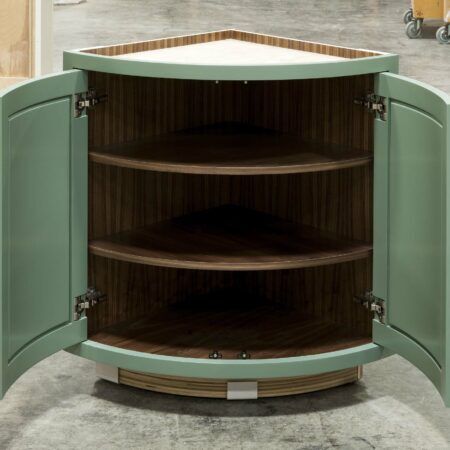 Curved Base Cabinet - Crown Point Cabinetry