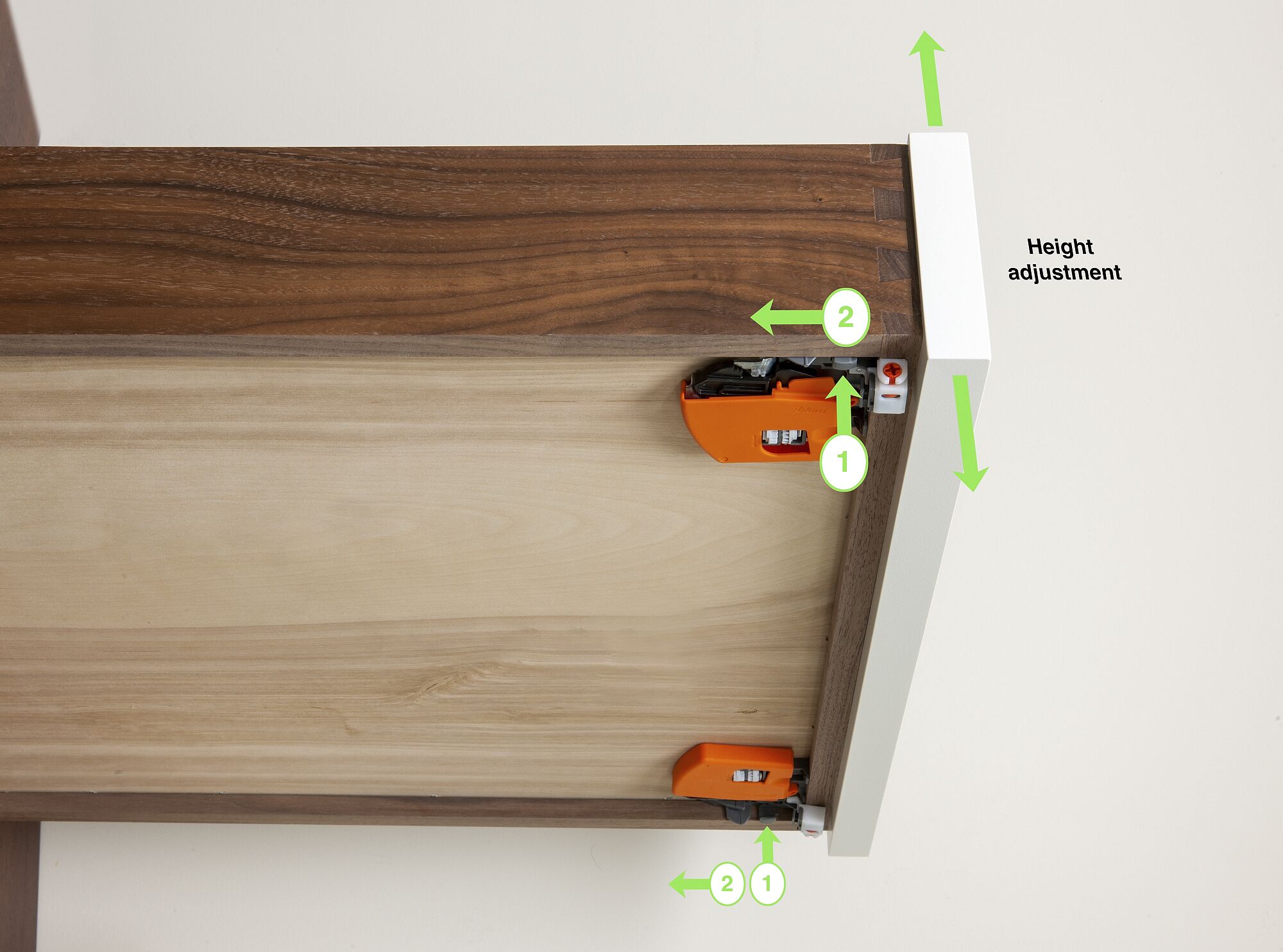 Drawer Adjustment - Crown Point Cabinetry