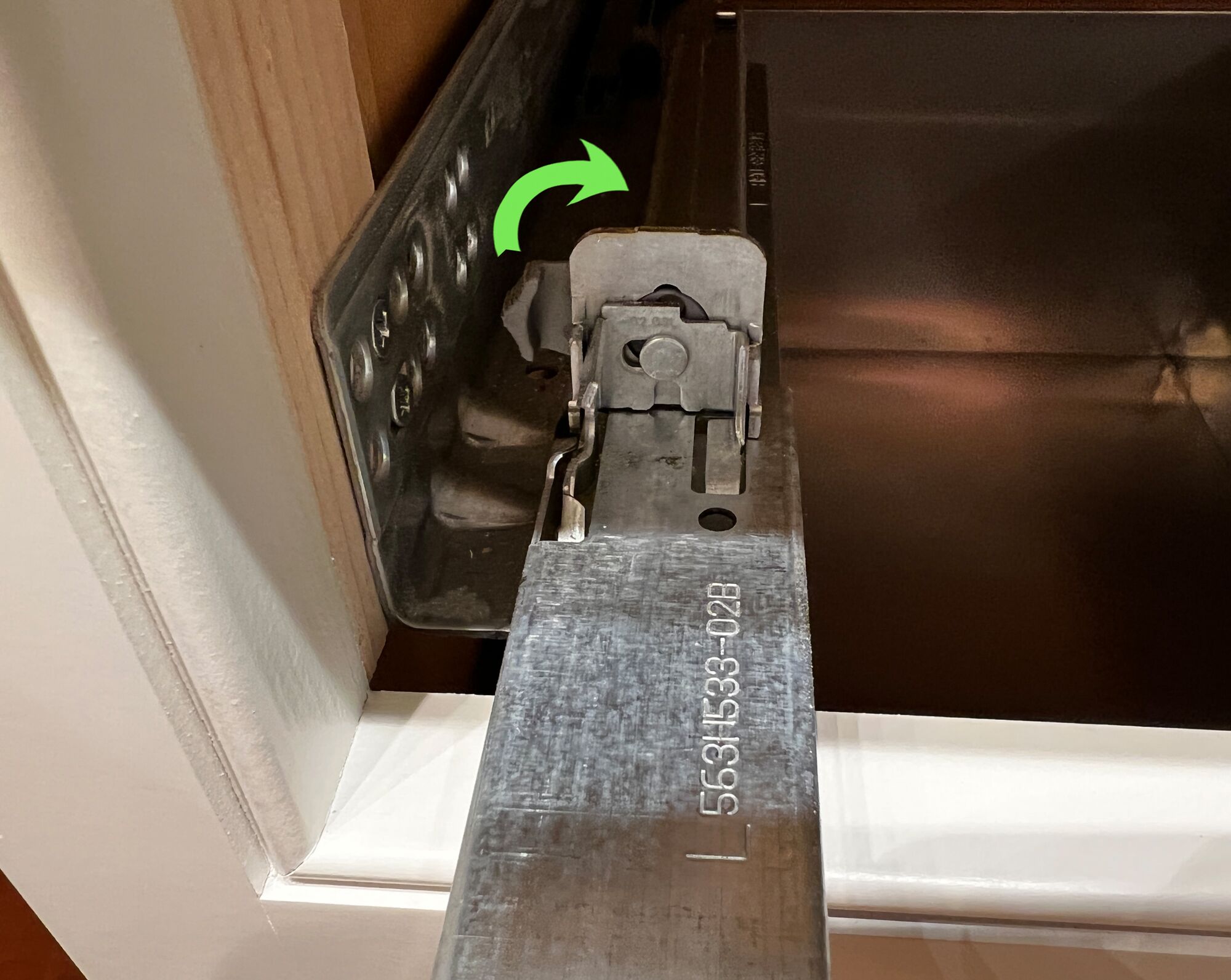 Drawer Adjustment - Crown Point Cabinetry